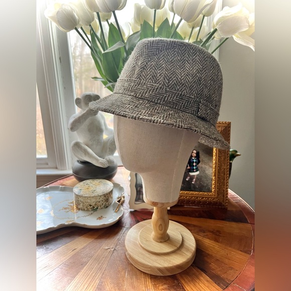 Harris Tweed | Accessories | Harris Tweed Wool Herringbone Tweed Bucket ...